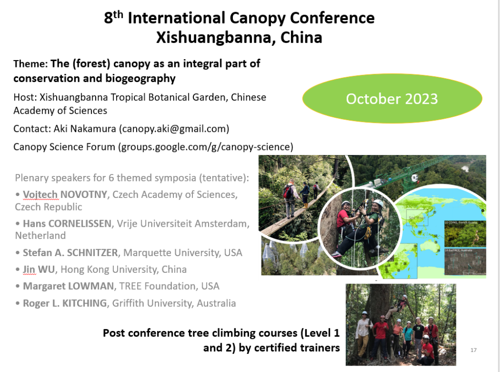 Meg Lowman to Speak at 2023 Global Canopy Conference in China - TREE ...